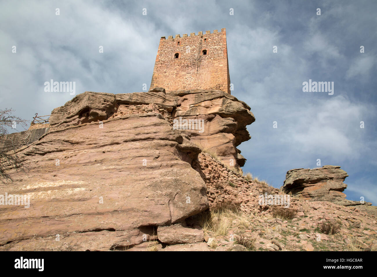 Zafra castle, guadalajara hi-res stock photography and images - Alamy