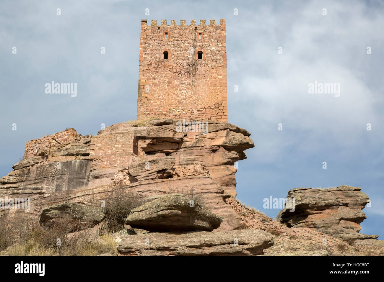 Zafra castle, guadalajara hi-res stock photography and images - Alamy