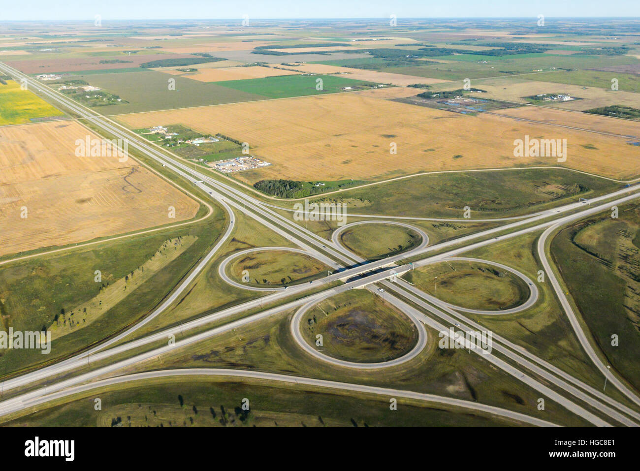 Aerial view downtown edmonton alberta hi-res stock photography and ...