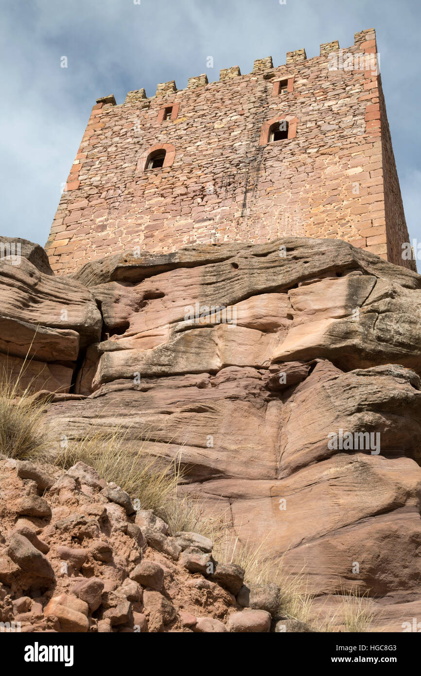 Zafra Castle in Guadalajara Province; Spain Stock Photo - Alamy