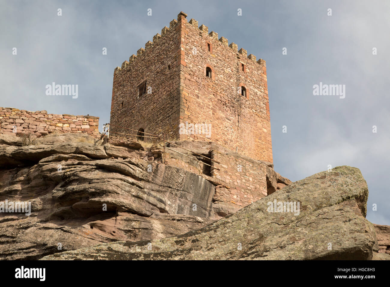 Zafra Castle in Guadalajara Province; Spain Stock Photo - Alamy