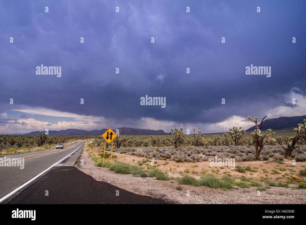 Storm Clouds over the Desert Stock Photo - Alamy