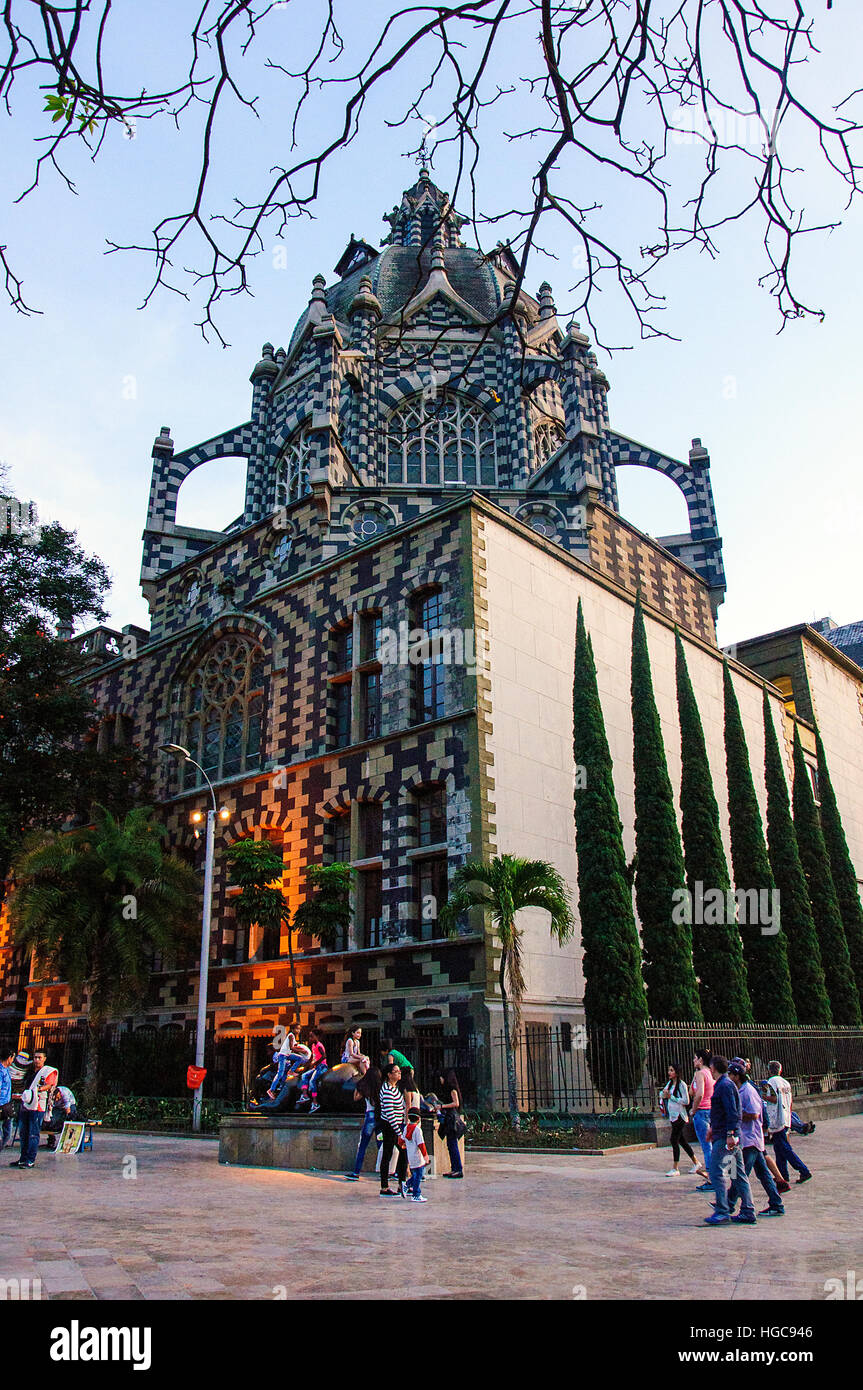 Plazoleta de las Esculturas (Square of the Statues) in Medellin Stock ...