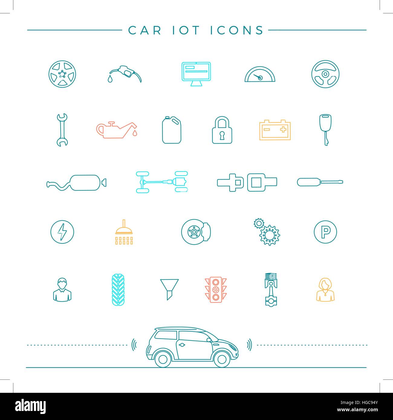 Internet of things coffee Cut Out Stock Images & Pictures - Alamy