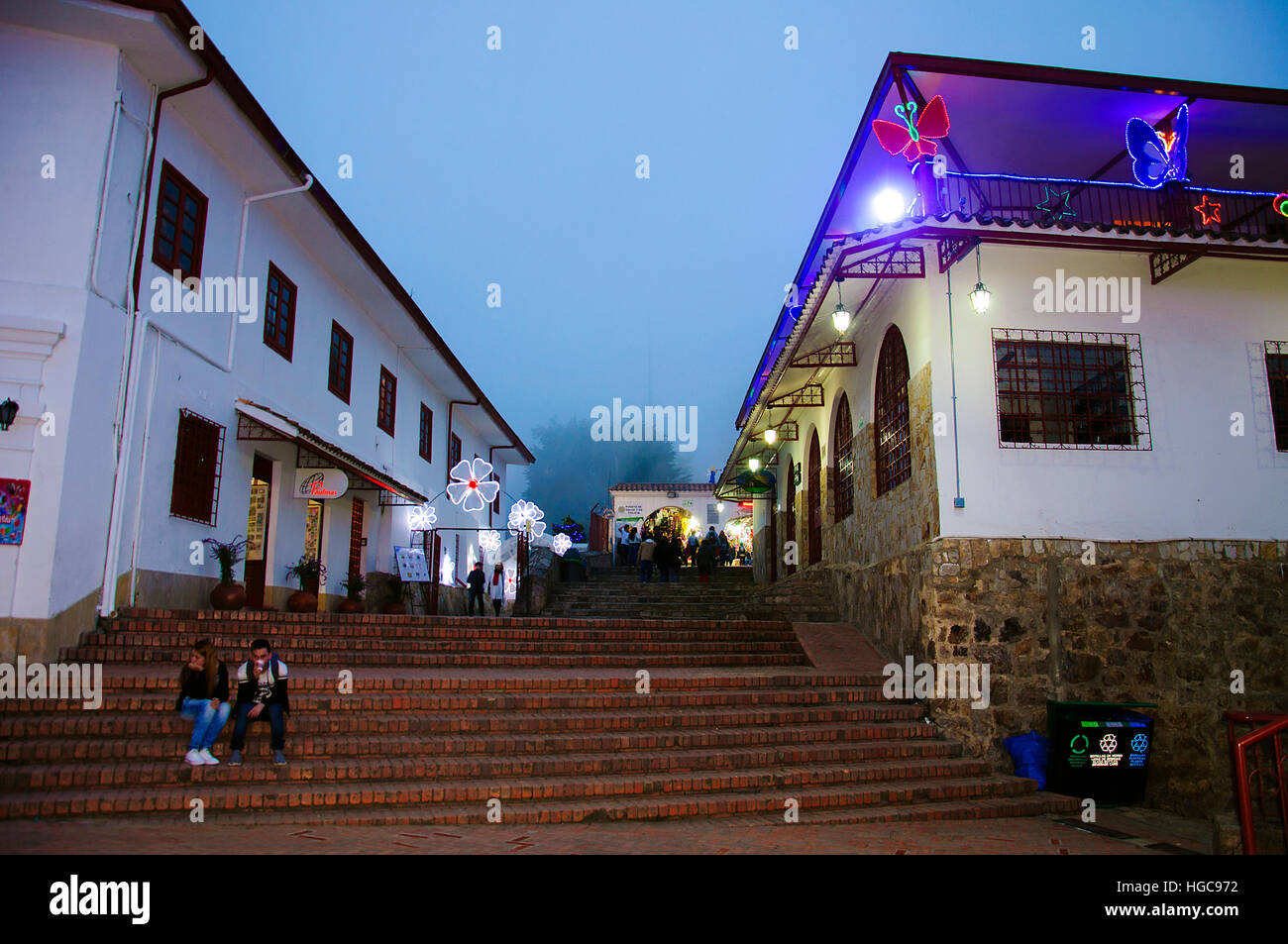 Bogota monserrate mountain hi-res stock photography and images - Alamy