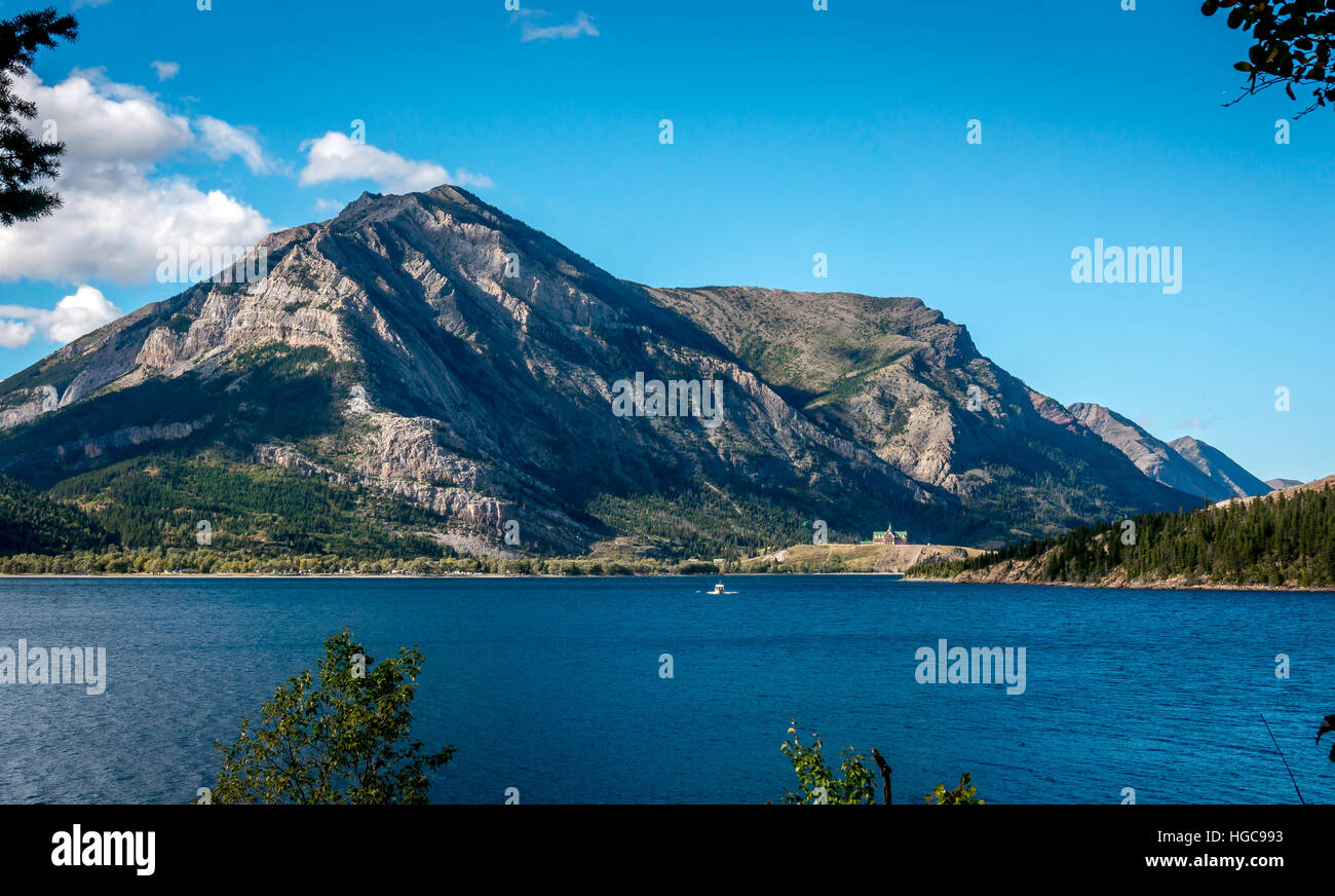 Waterton lake ferry hi-res stock photography and images - Alamy
