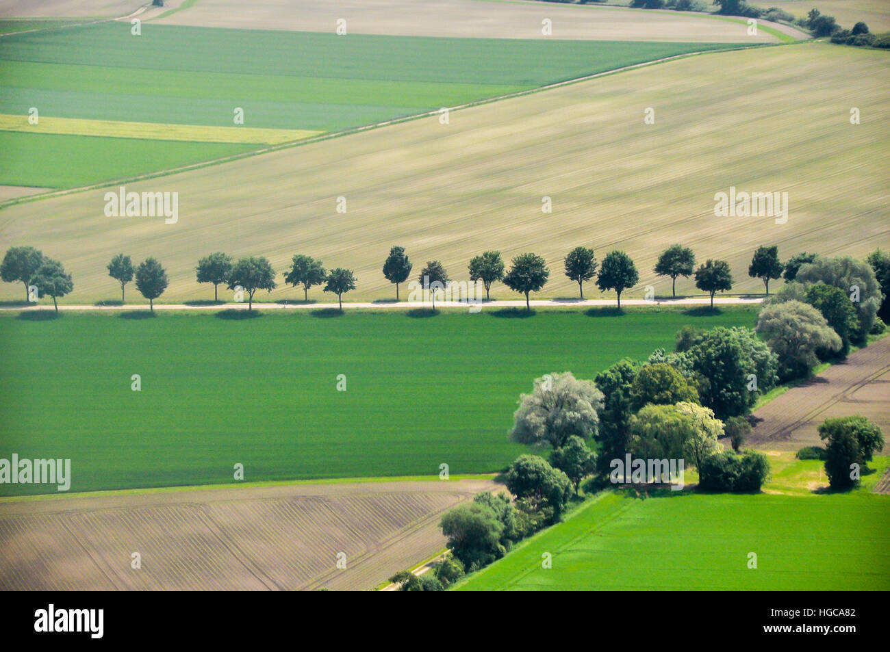 Aerial view of purlieus of Munich, Germany Stock Photo - Alamy