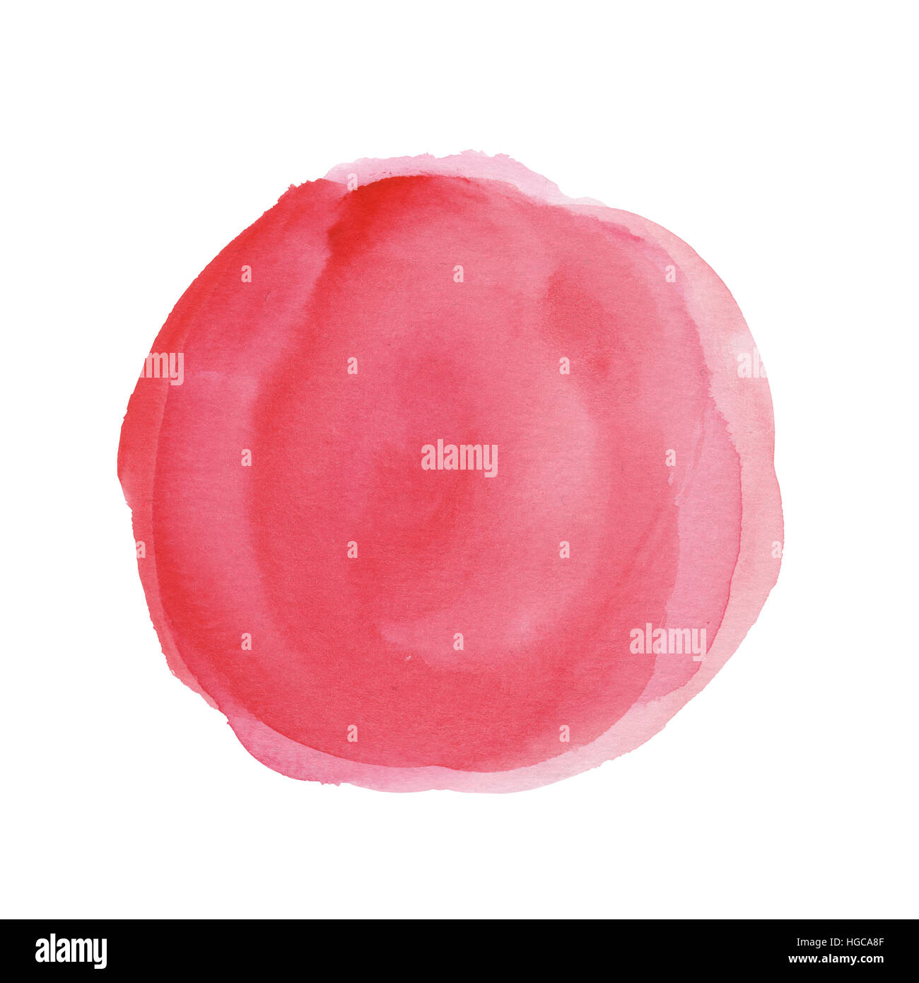 Red watercolor dot background hand painted on white Stock Photo - Alamy