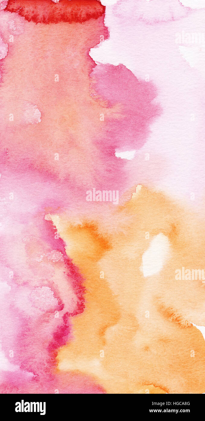 Watercolor background hand painted on white background Stock Photo - Alamy
