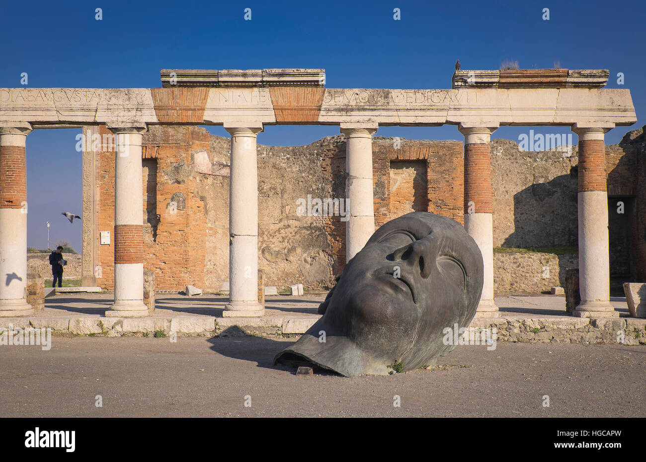Pompeii was an ancient Roman town-city near modern Naples, in the ...