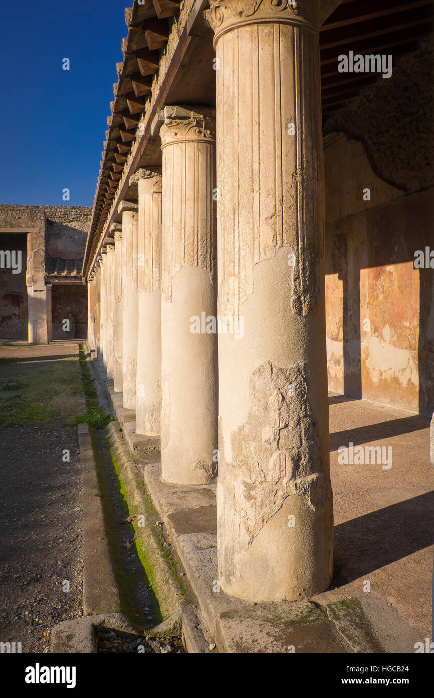 Pompeii was an ancient Roman town-city near modern Naples, in the ...