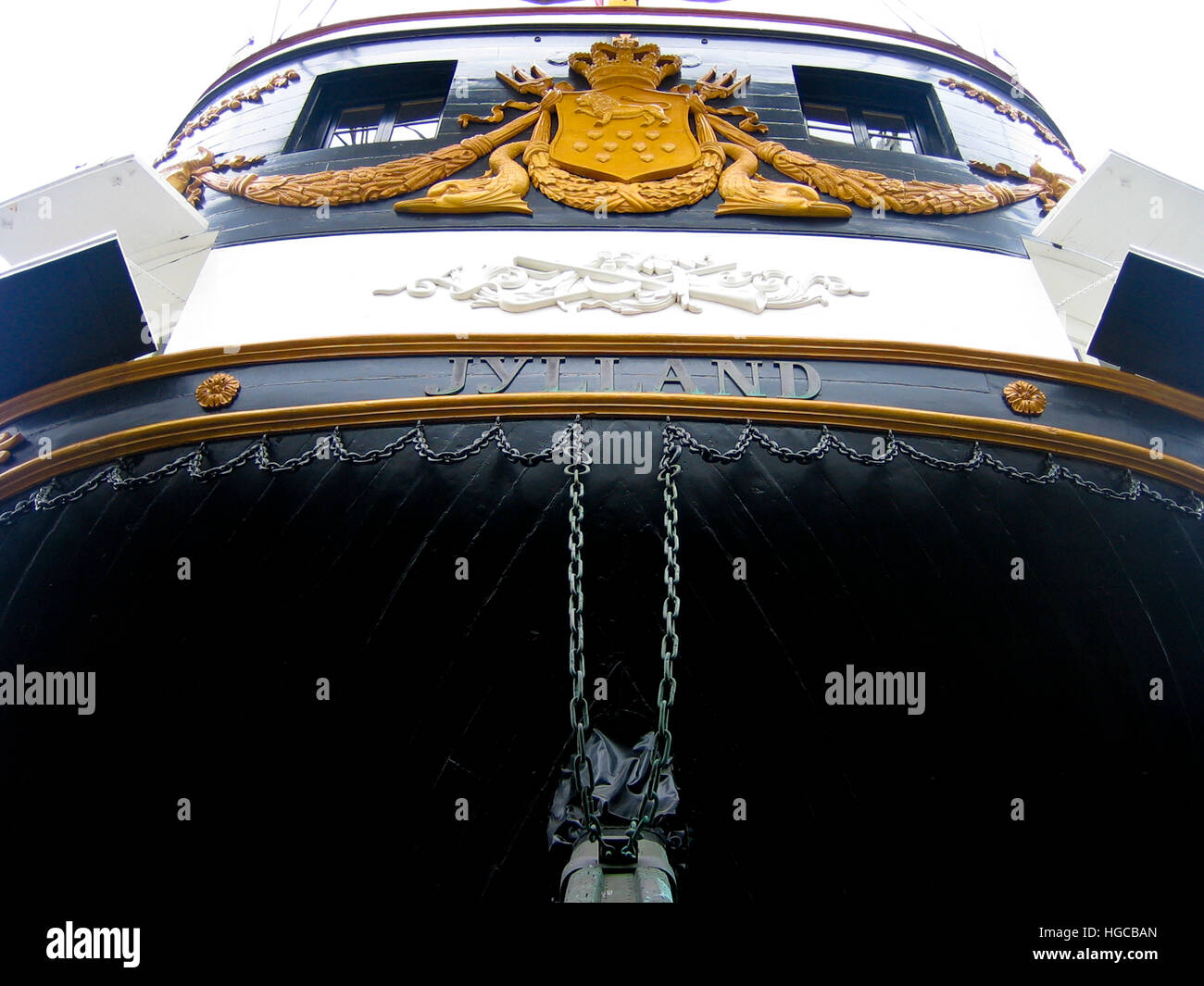 Danish steam frigate Jylland Stock Photo - Alamy