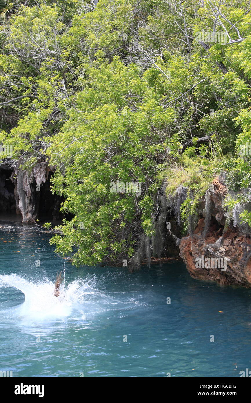 Base Jumping Cave In Mexico