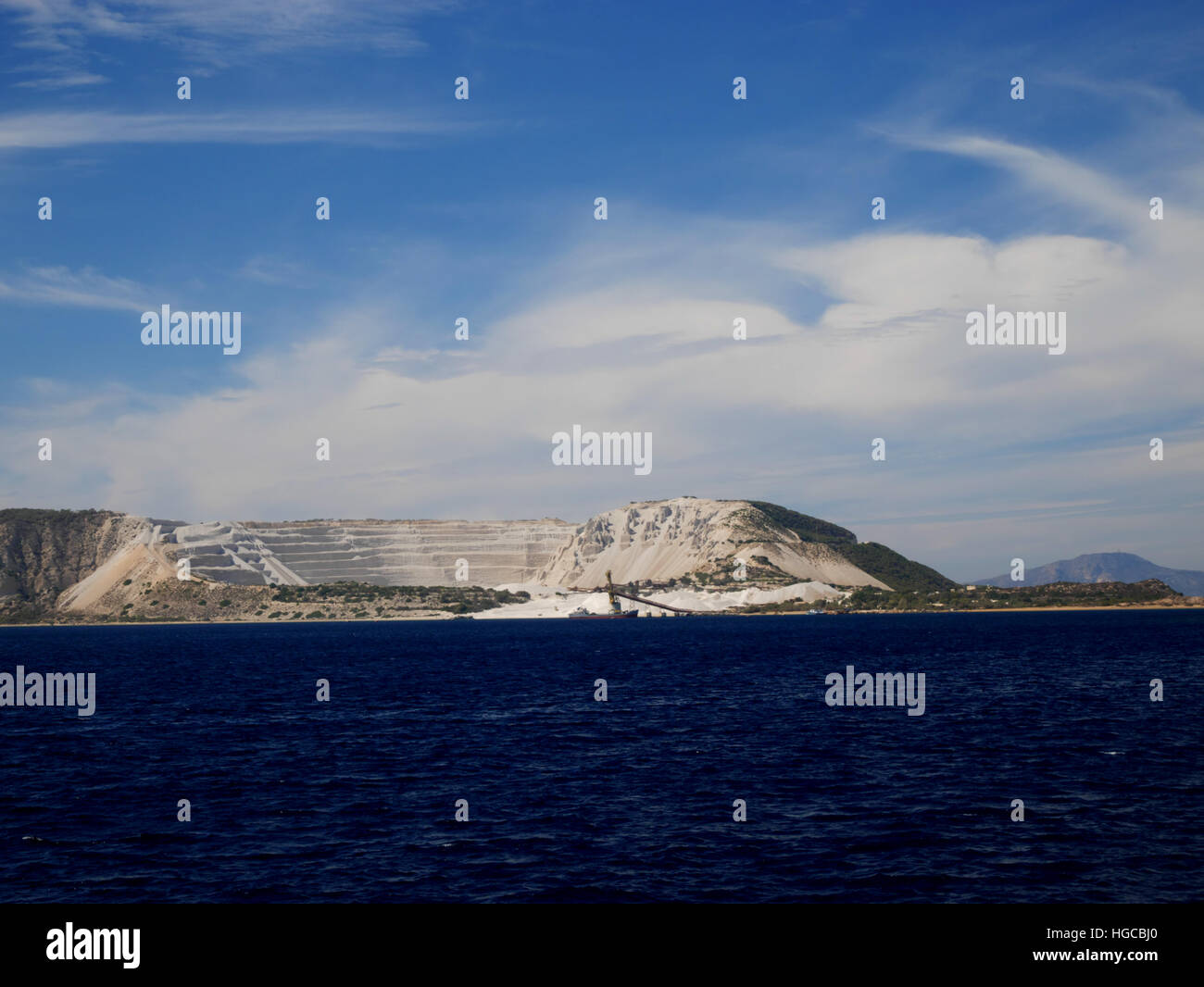Perlite mines, Gyali, Nisyros, Greece Stock Photo - Alamy