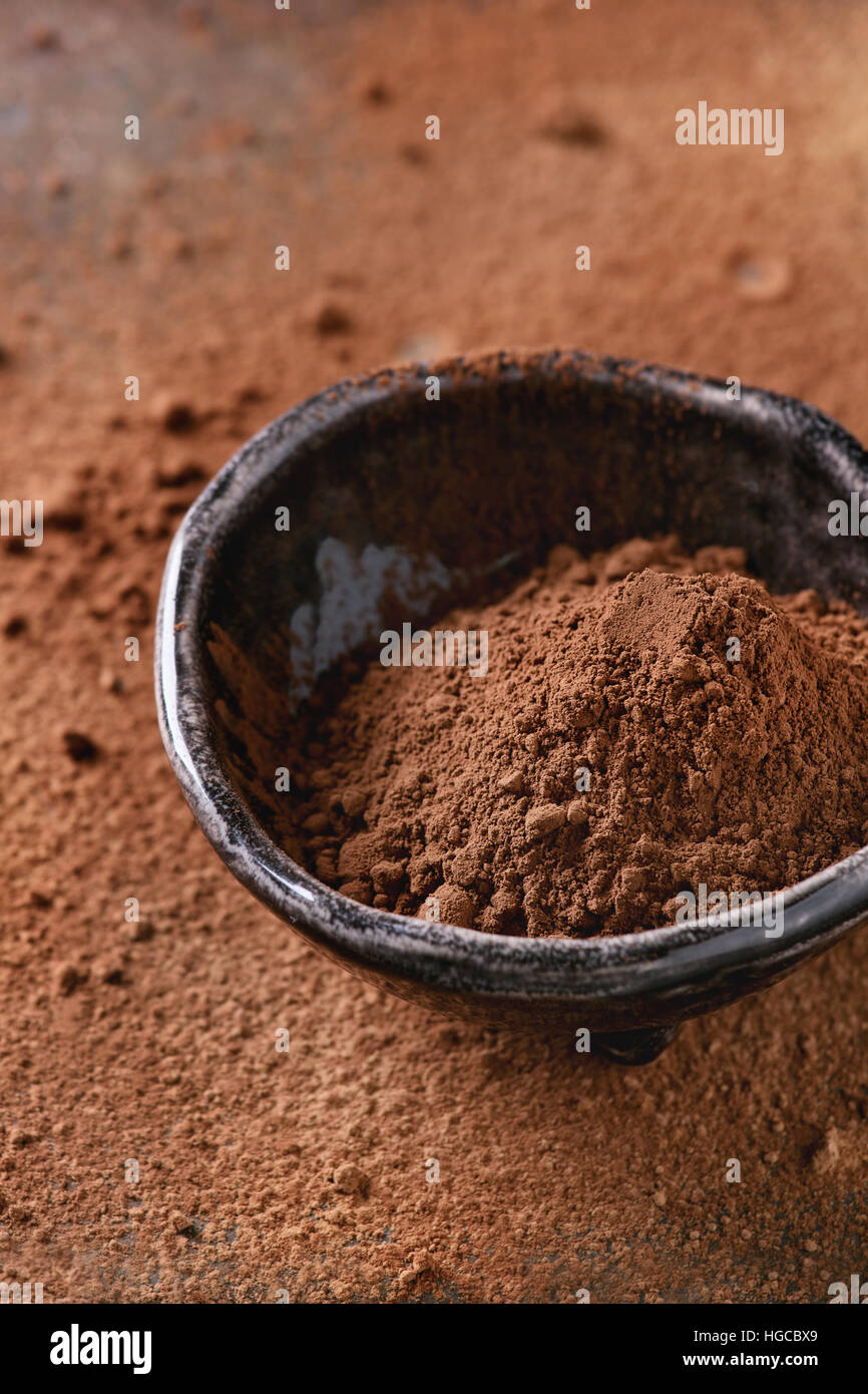 Cocoa powder as background Stock Photo - Alamy