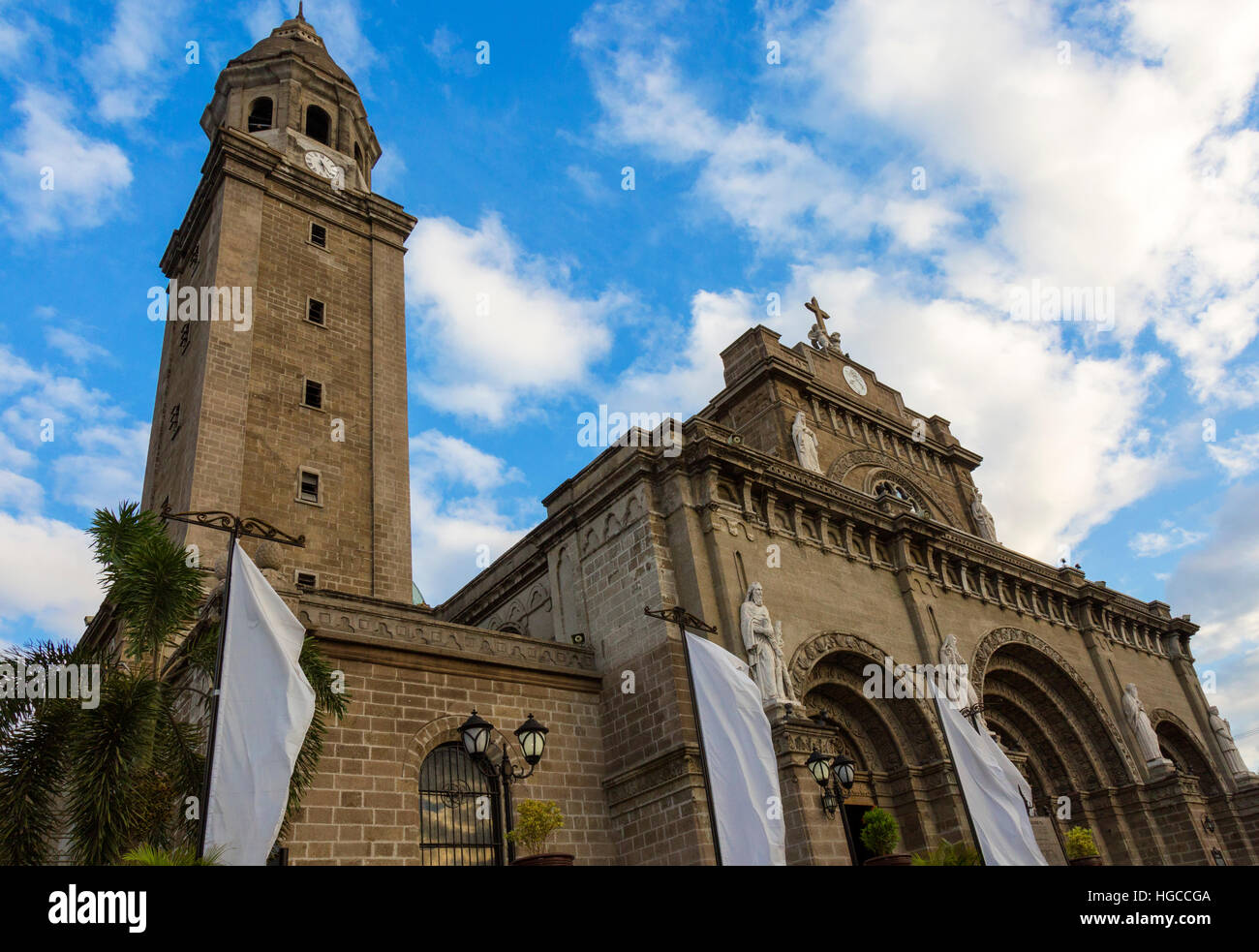 Manila cathedral, Intramuros, Philippines Stock Photo - Alamy