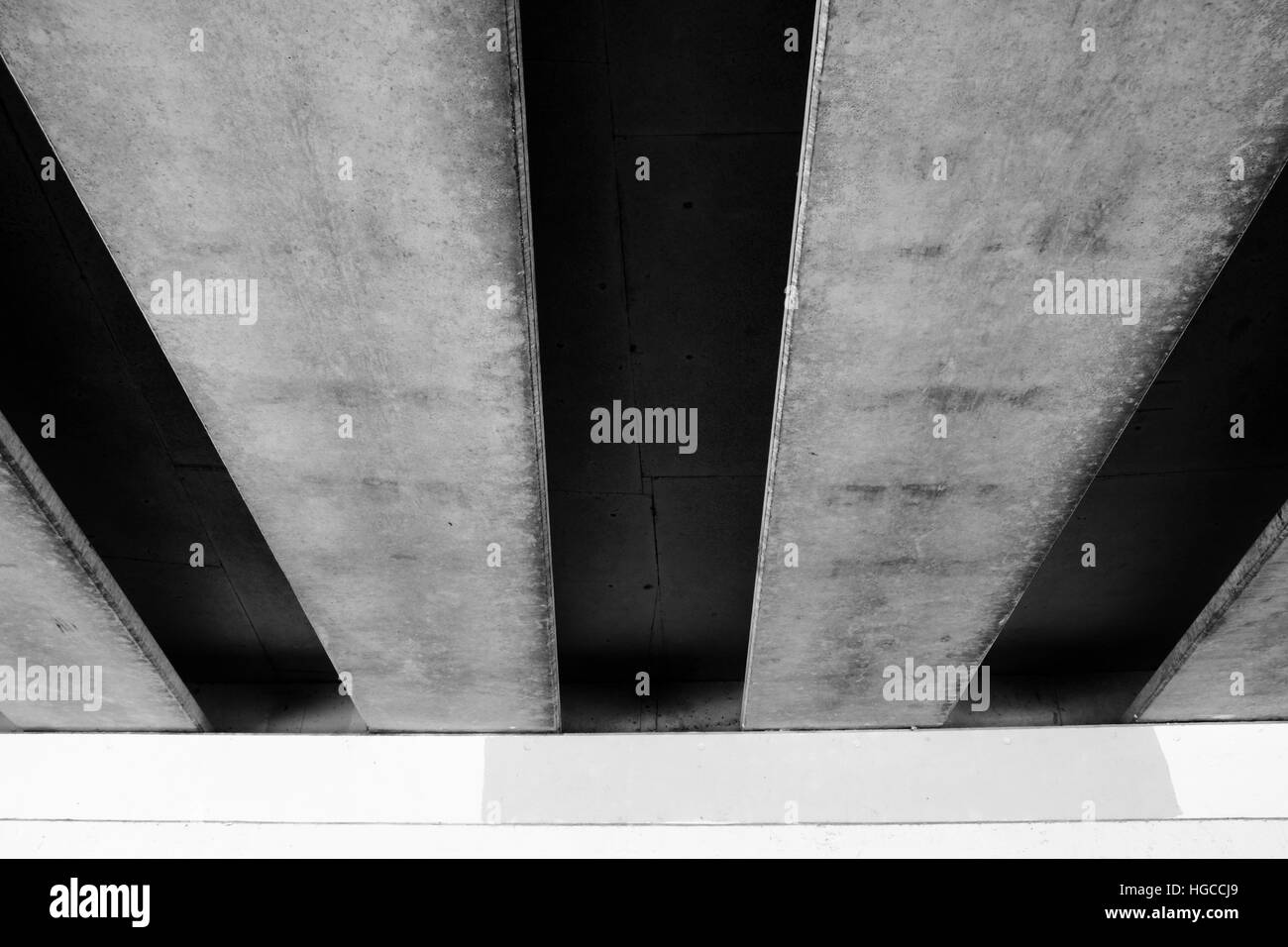 Looking under the bridge Black and White Stock Photos & Images - Alamy