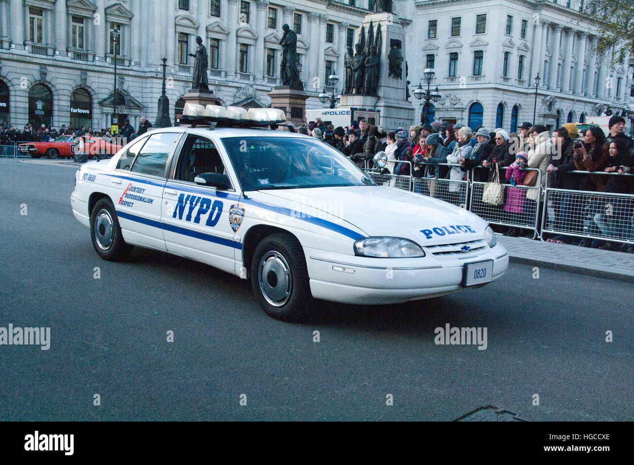 New York Police Car, London’s New Year Day Parade Stock Photo - Alamy