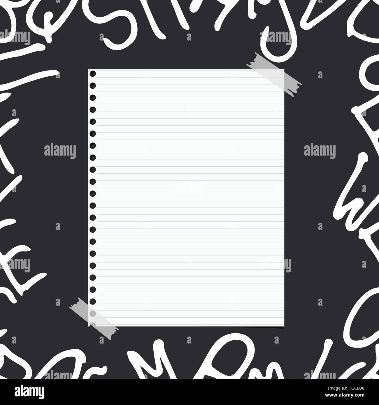 Alphabet paper hi-res stock photography and images - Alamy