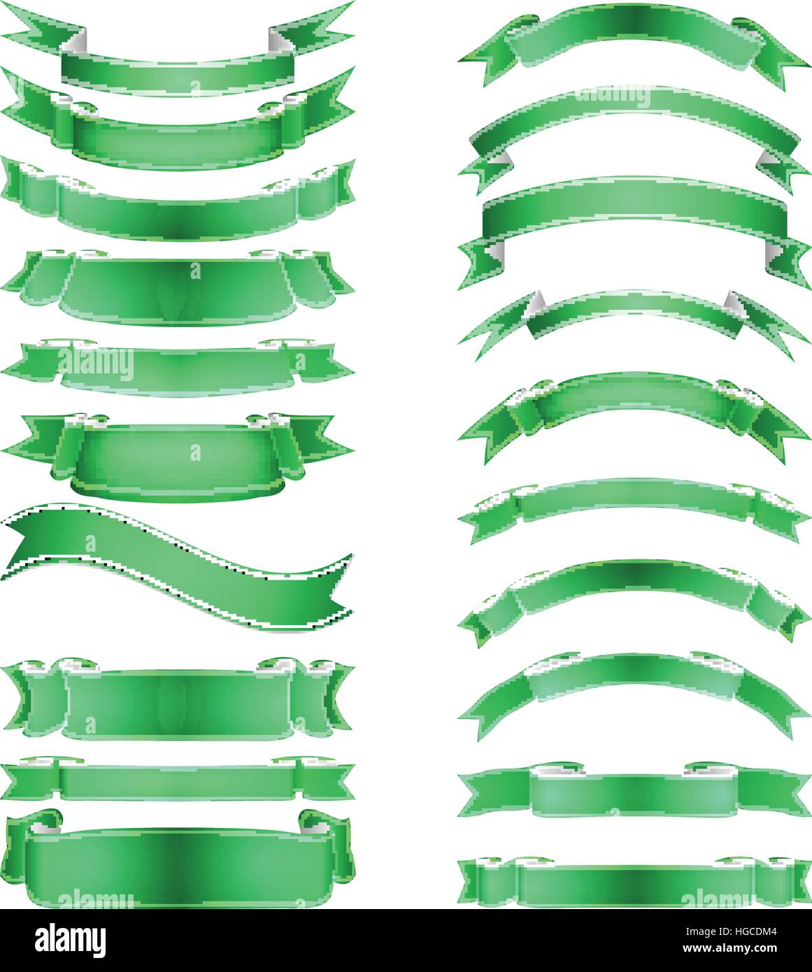 vector ribbons set Stock Vector Image & Art - Alamy