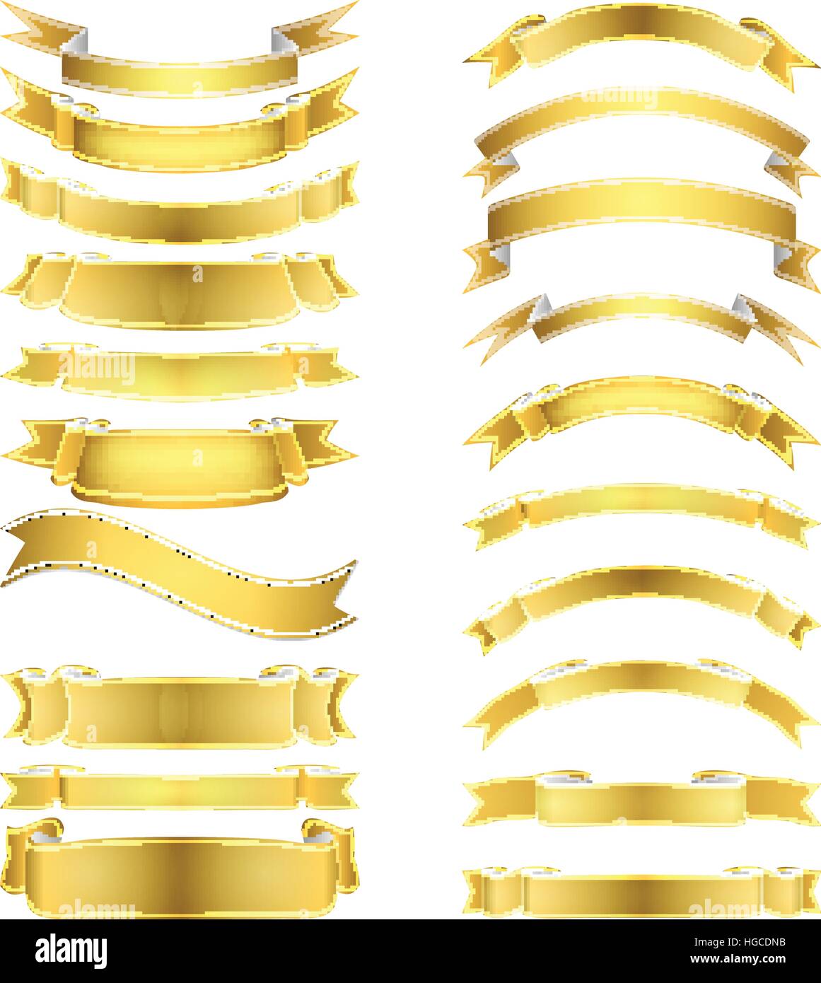 vector ribbons set Stock Vector Image & Art - Alamy