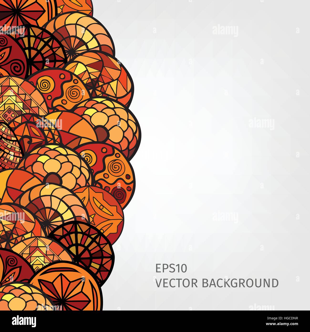 hand drawn ethnic background Stock Vector Image & Art - Alamy