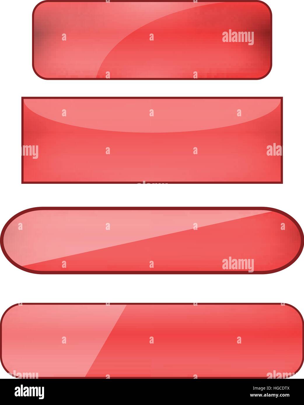 web buttons set Stock Vector Image & Art - Alamy