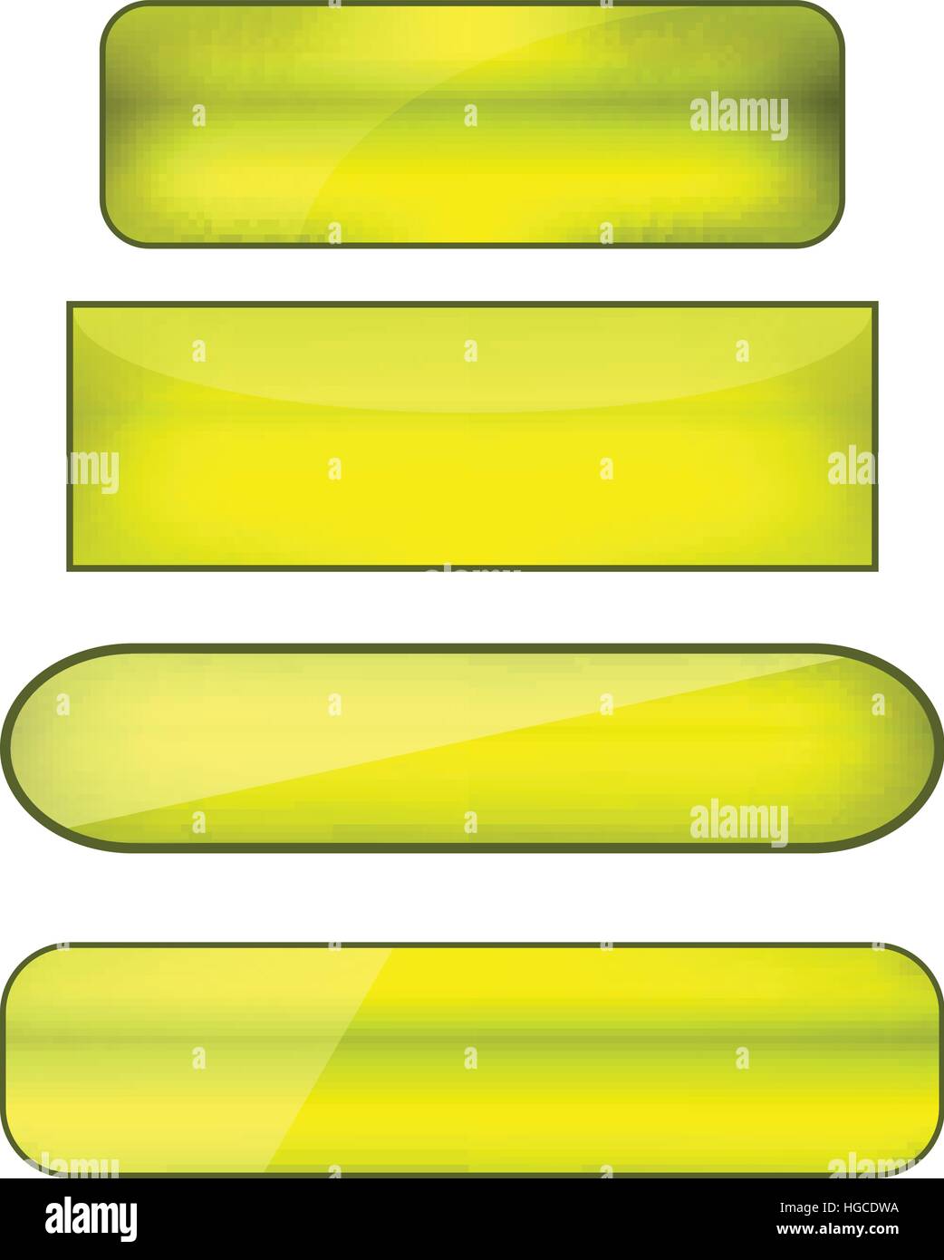 web buttons set Stock Vector Image & Art - Alamy