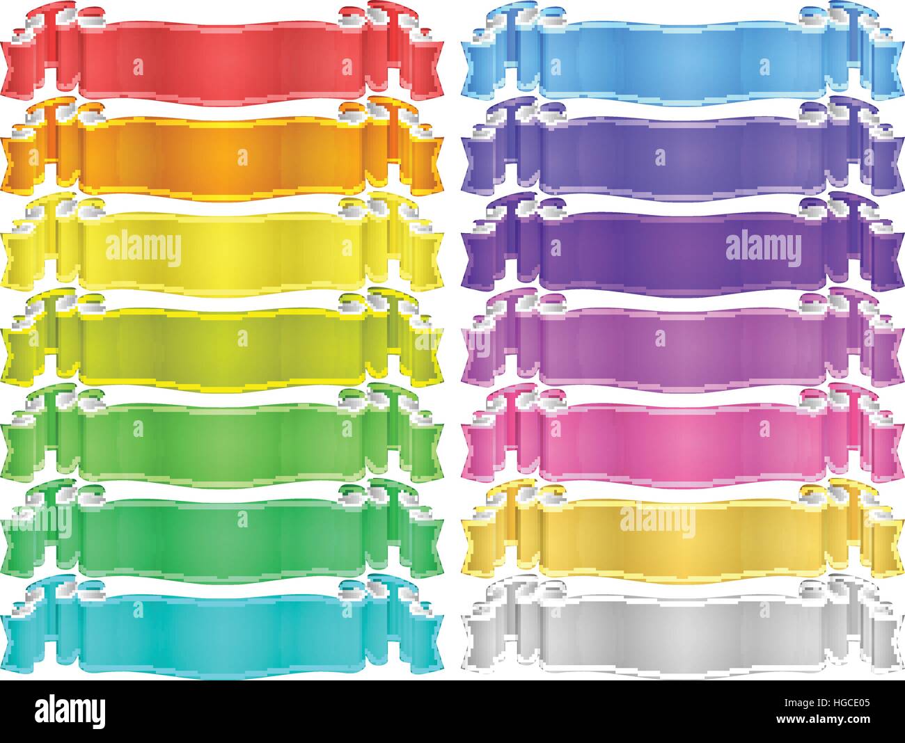 vector ribbons set Stock Vector Image & Art - Alamy