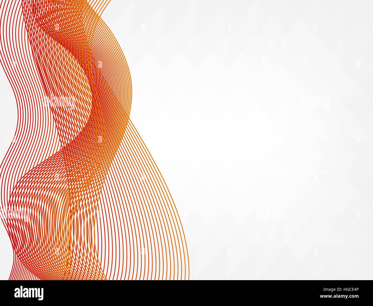 abstract vector waved line background - red and orange Stock Vector ...