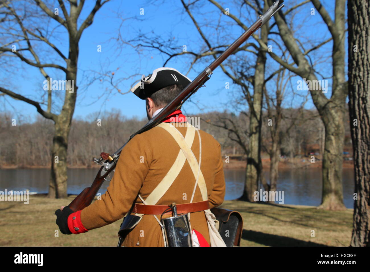 The colonial guard Stock Photo - Alamy