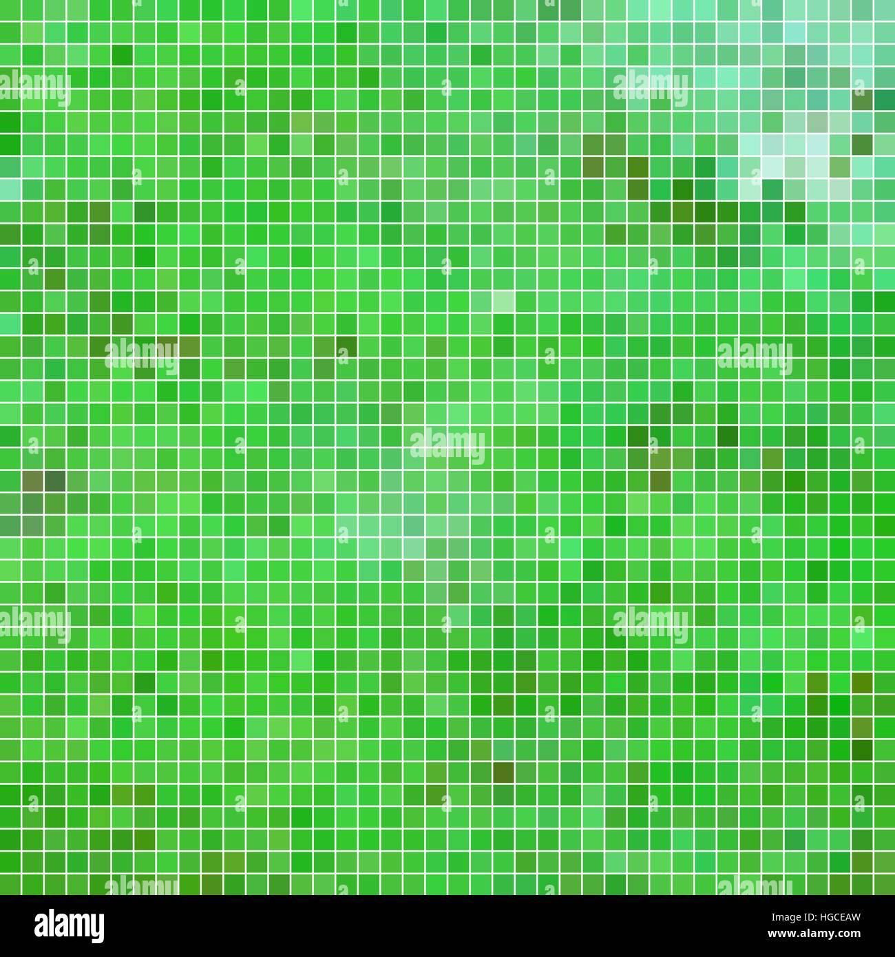 abstract vector square pixel mosaic background - green Stock Vector ...