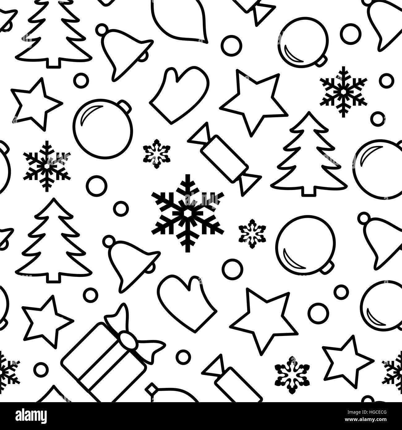 Gift box on snow Black and White Stock Photos & Images - Alamy
