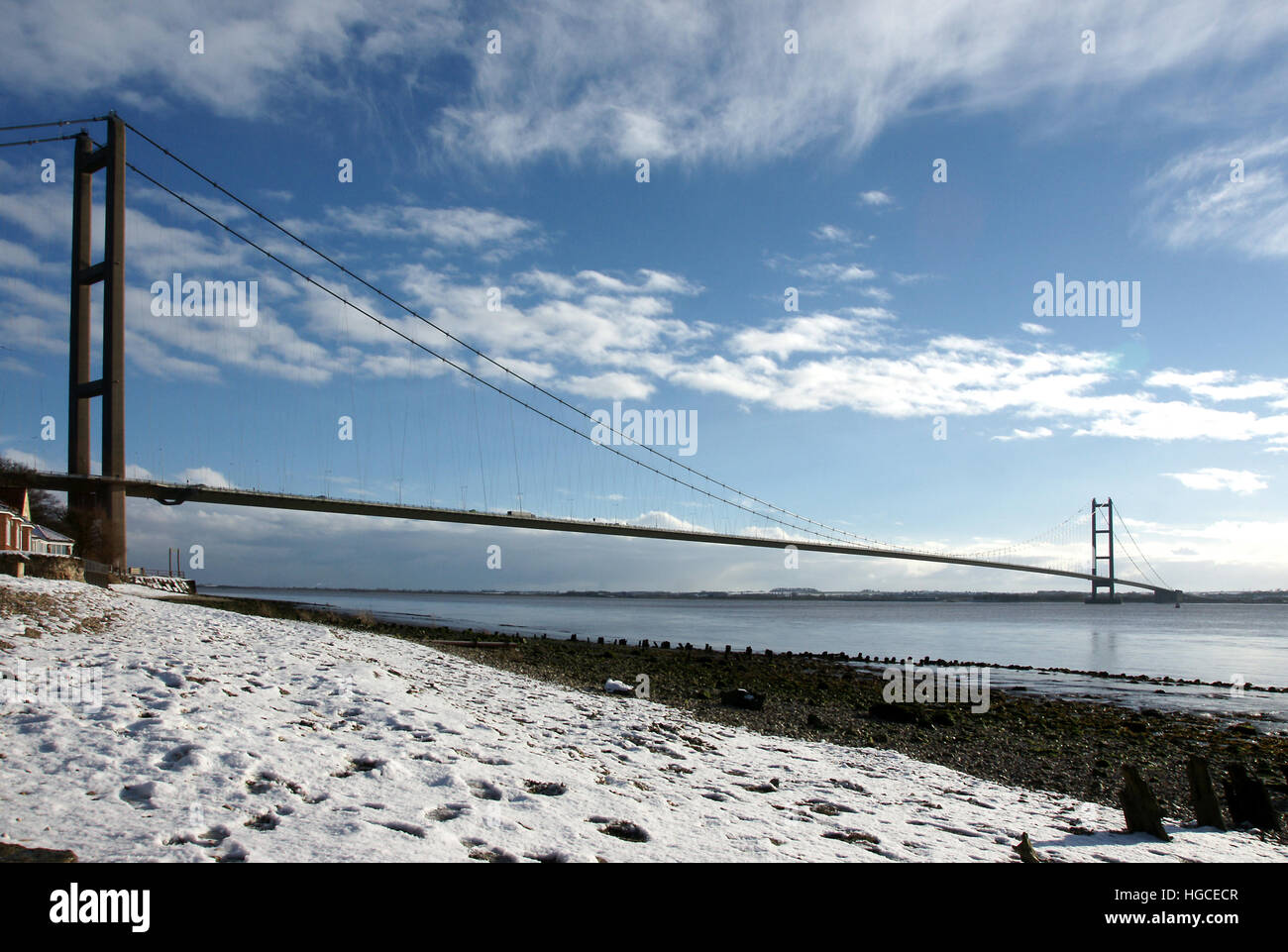 Humber Bridge Yorkshire Sunset High Resolution Stock Photography and ...