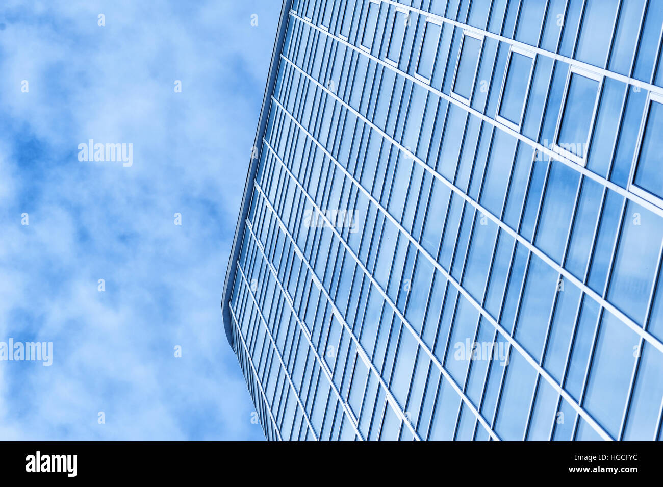 beautiful office building skyscraper with cloud of heaven Stock Photo ...