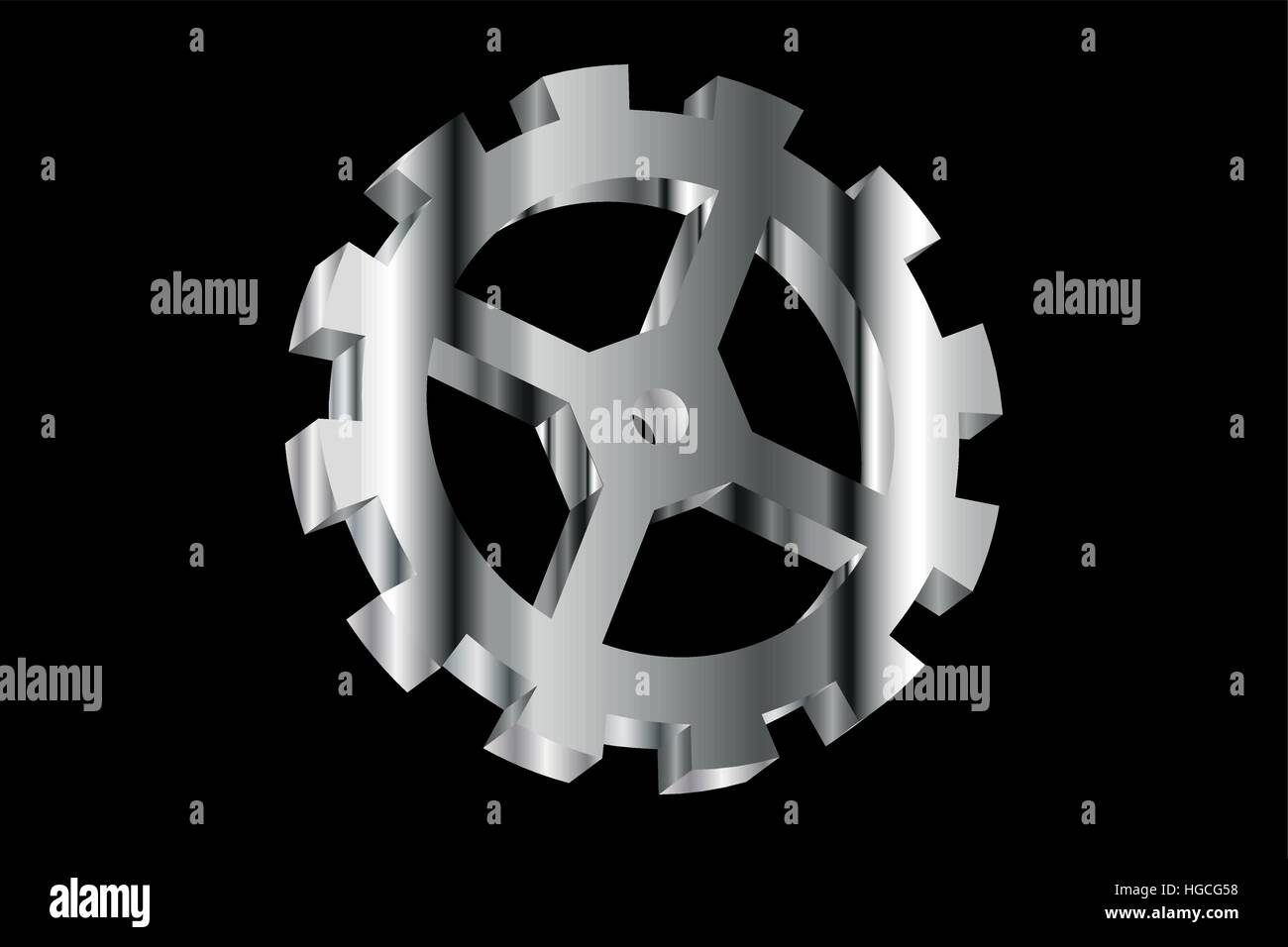 Gear 3d vector illustration,cogwheel, gear wheels Stock Vector Image ...