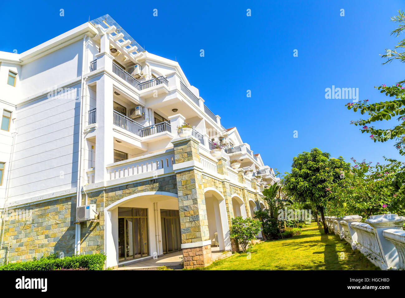 The location of modern high-end residential district Stock Photo - Alamy