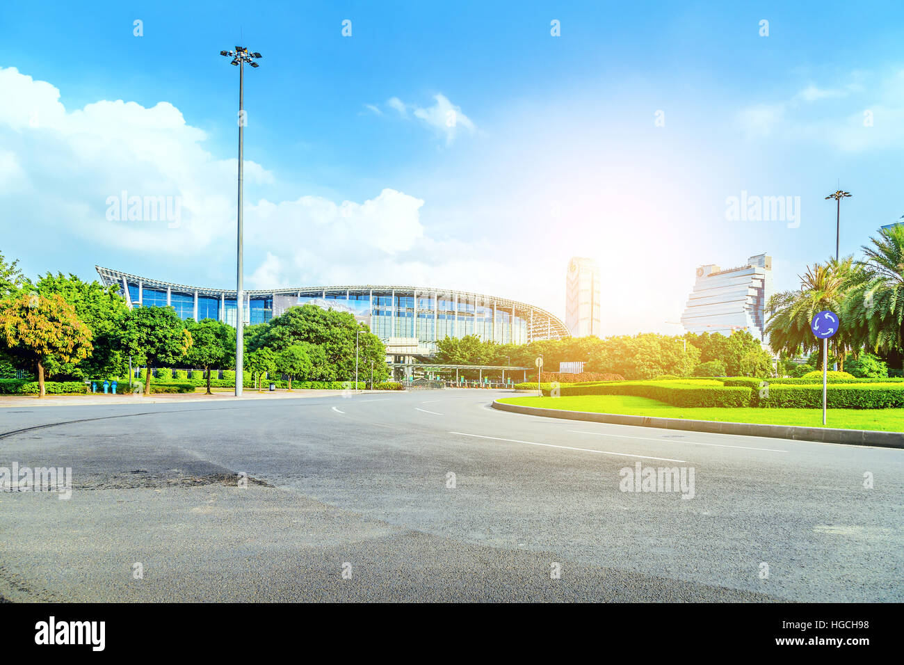 A car free highway Stock Photo - Alamy