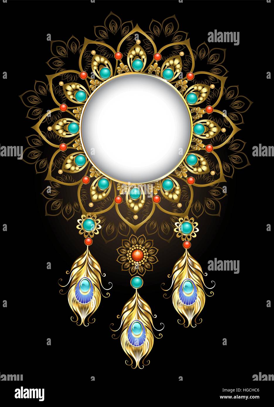 Gold feathers hi-res stock photography and images - Alamy