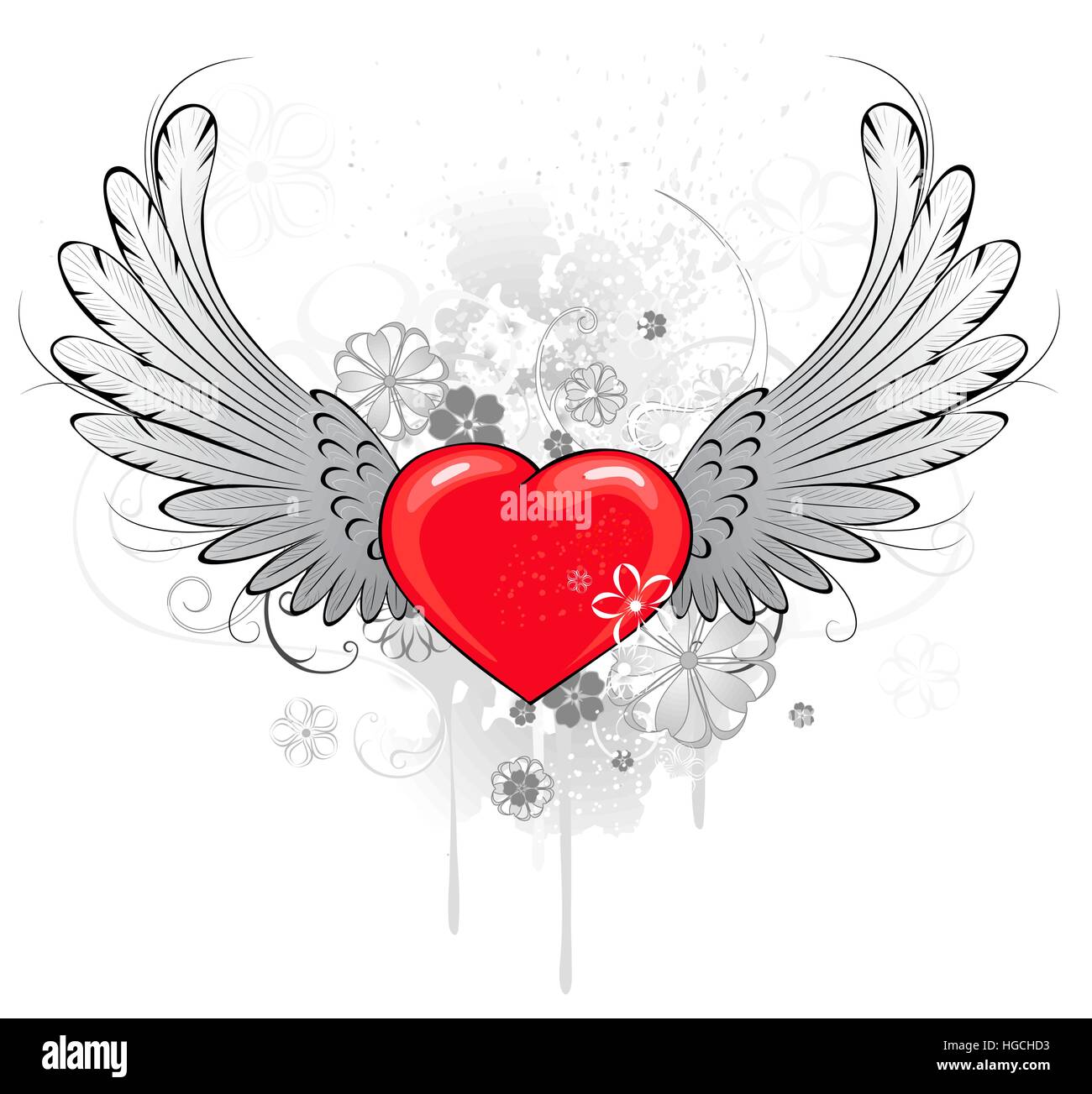 Stylized love Stock Vector Images - Alamy