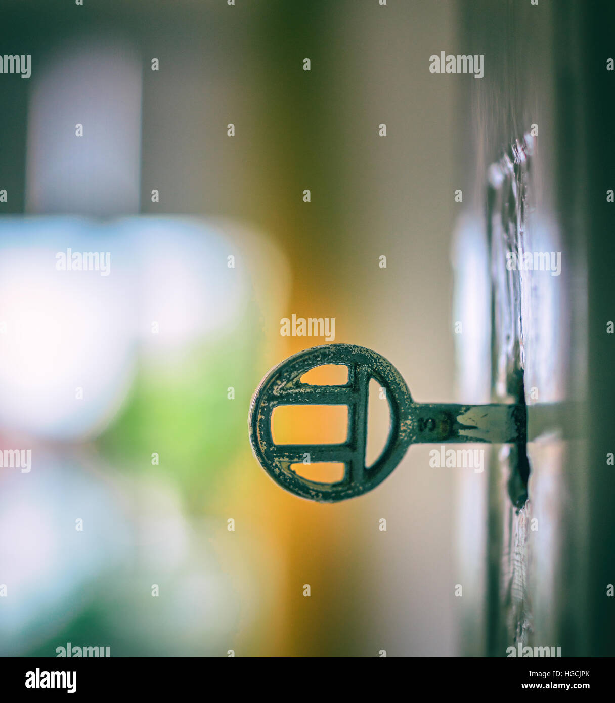 Old rusty key closeup macro Stock Photo - Alamy