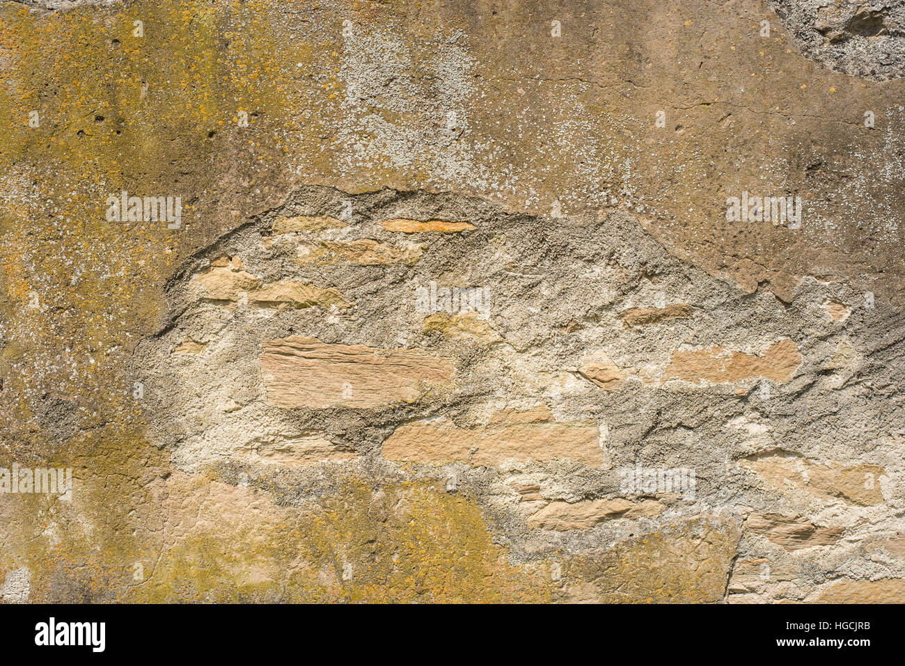 Damaged stone wall texture hi-res stock photography and images - Alamy