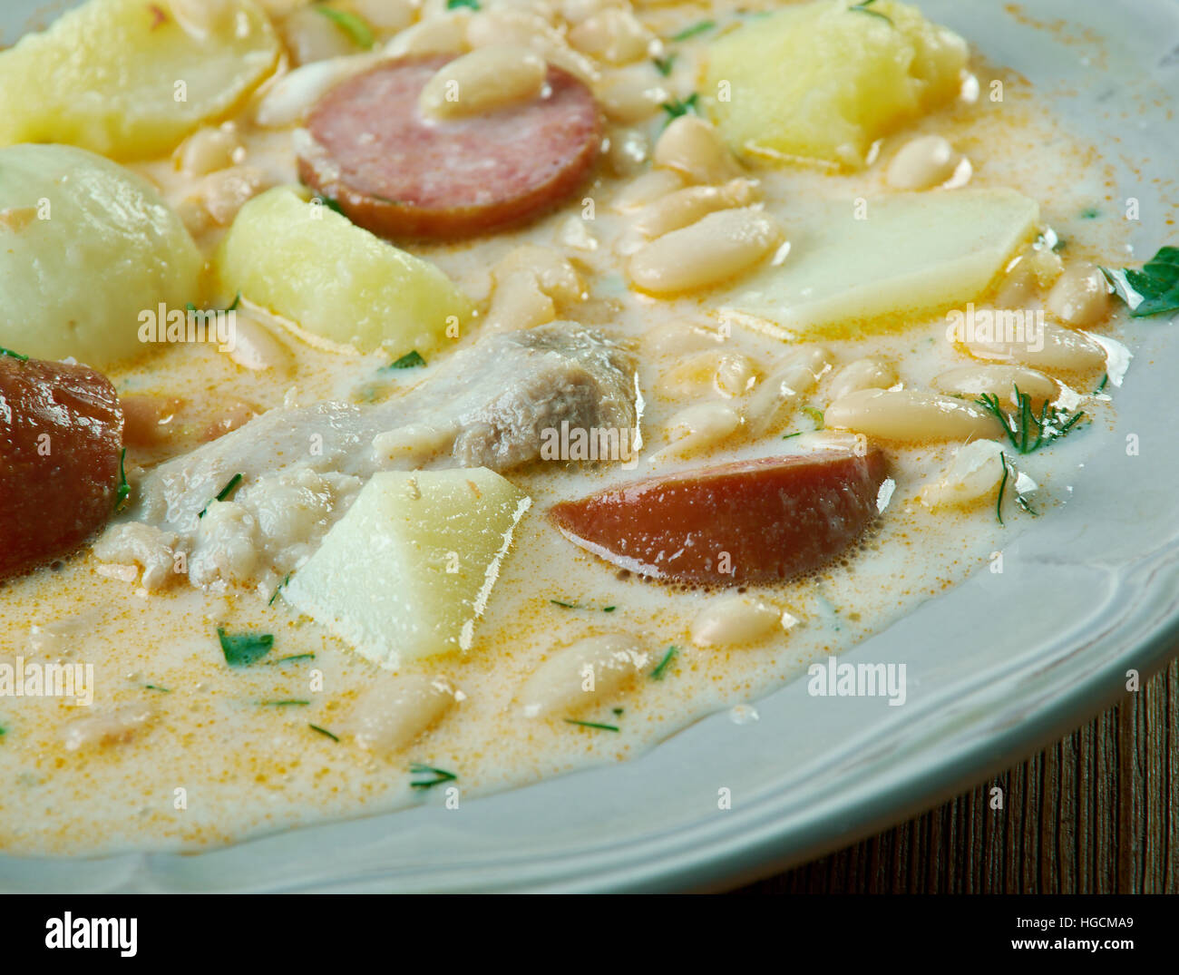 Mocoto Brazilian dish made from cow's feet, stewed with beans and ...