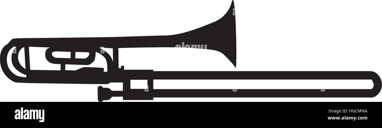 Trombone Stock Vector Images - Alamy