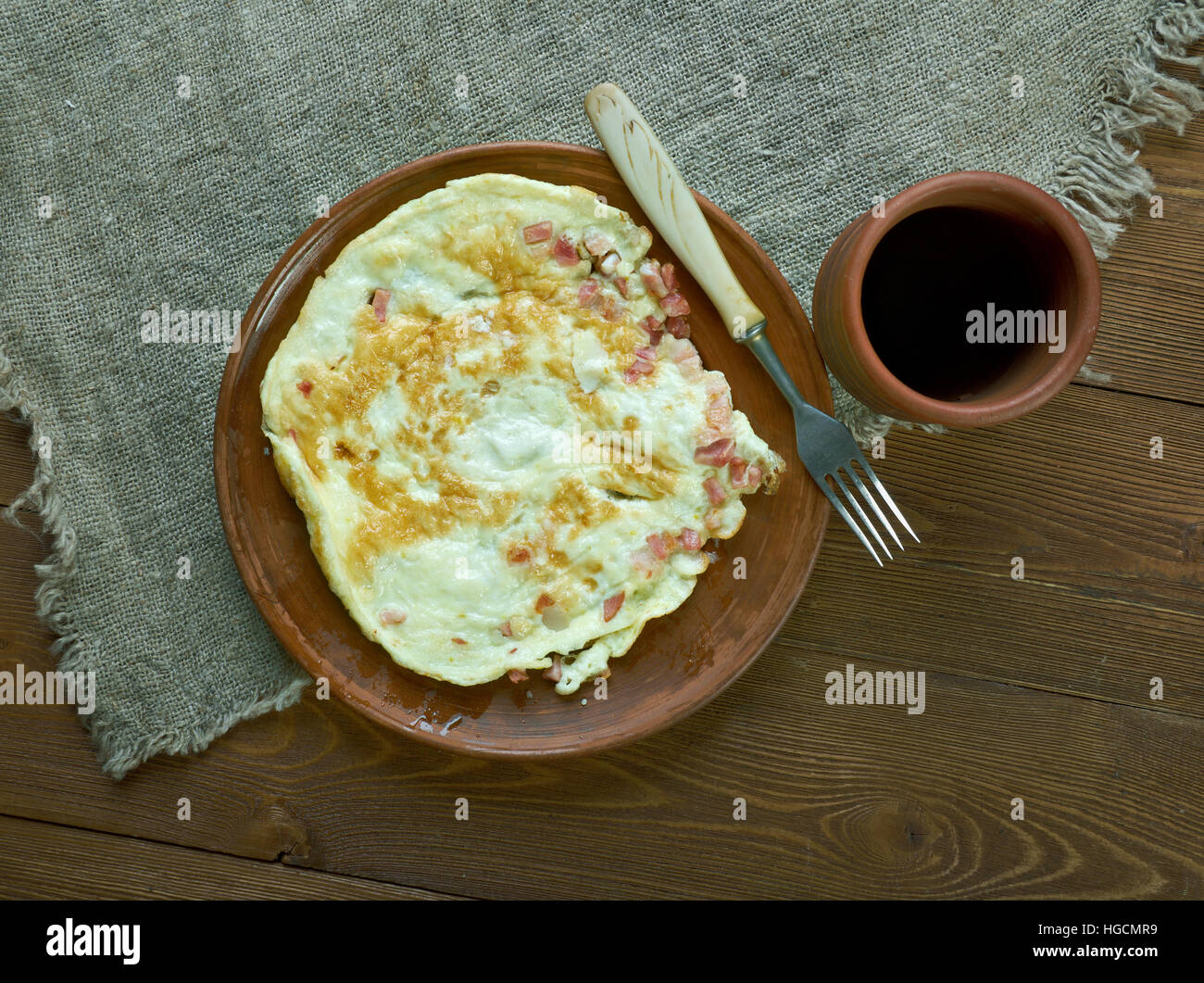 Brewet of ayrenn - Medieval Scrambled Eggs Stock Photo - Alamy
