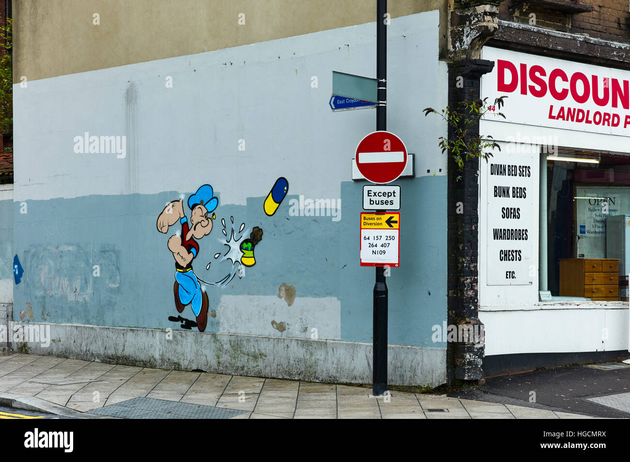 Popeye cartoon hi-res stock photography and images - Alamy