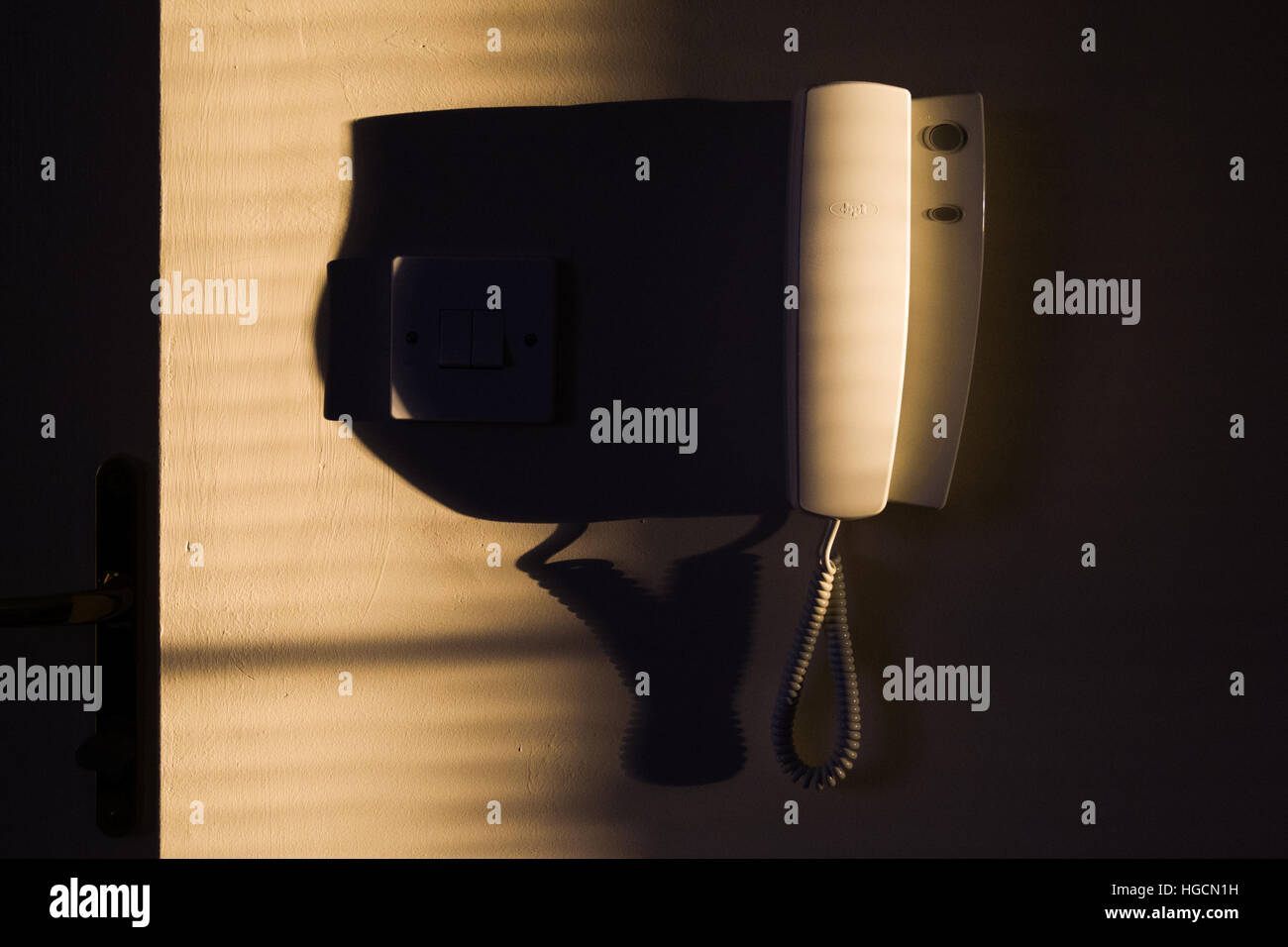 Intercom on wall hi-res stock photography and images - Alamy