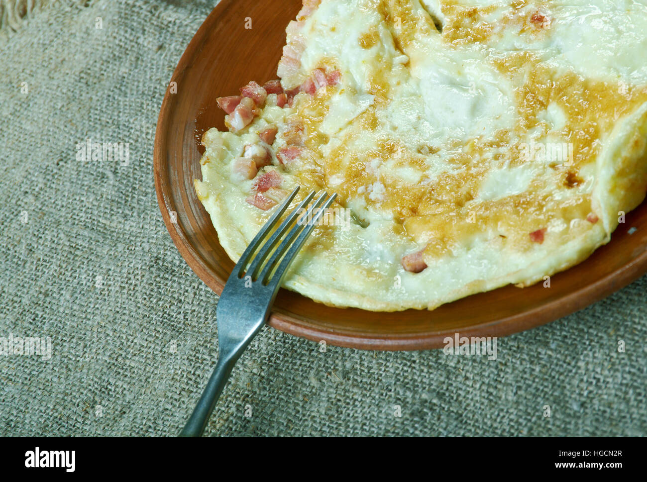Brewet of ayrenn - Medieval Scrambled Eggs Stock Photo - Alamy
