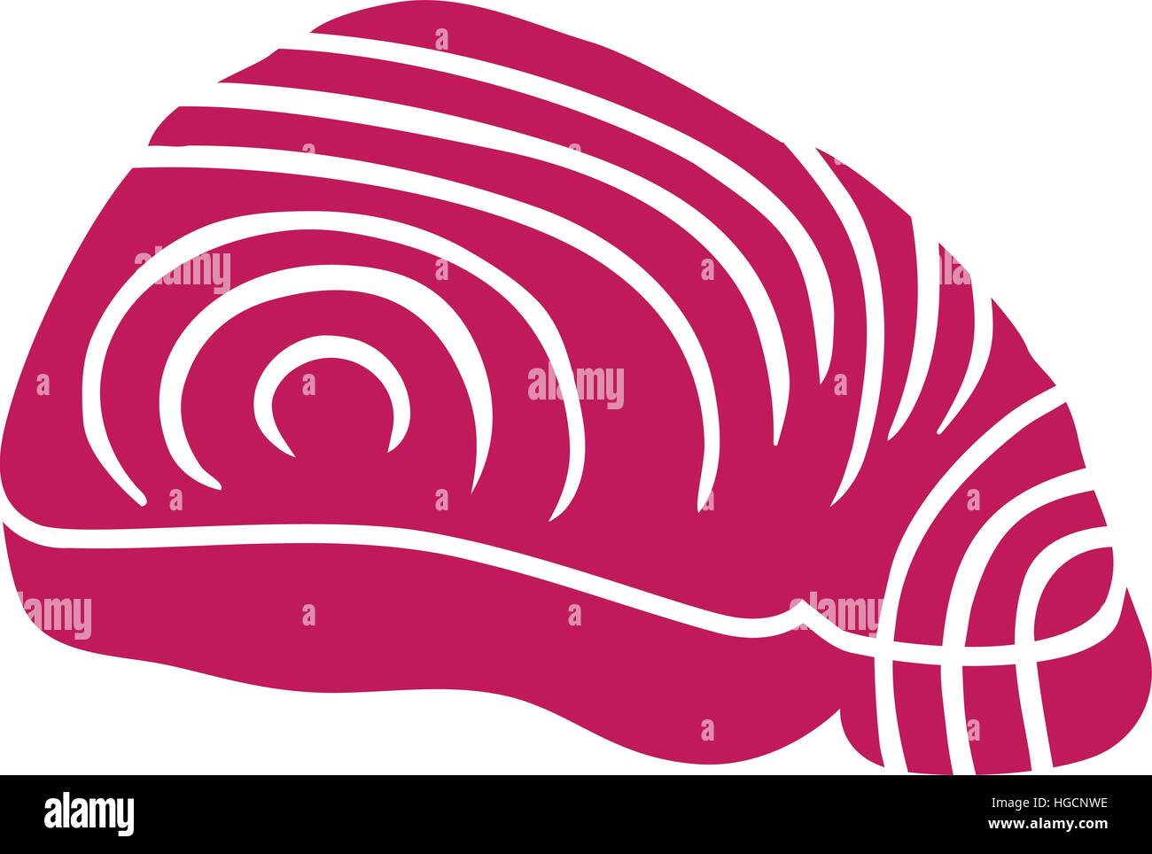 Tuna raw fish steak seafood Stock Vector Images - Alamy