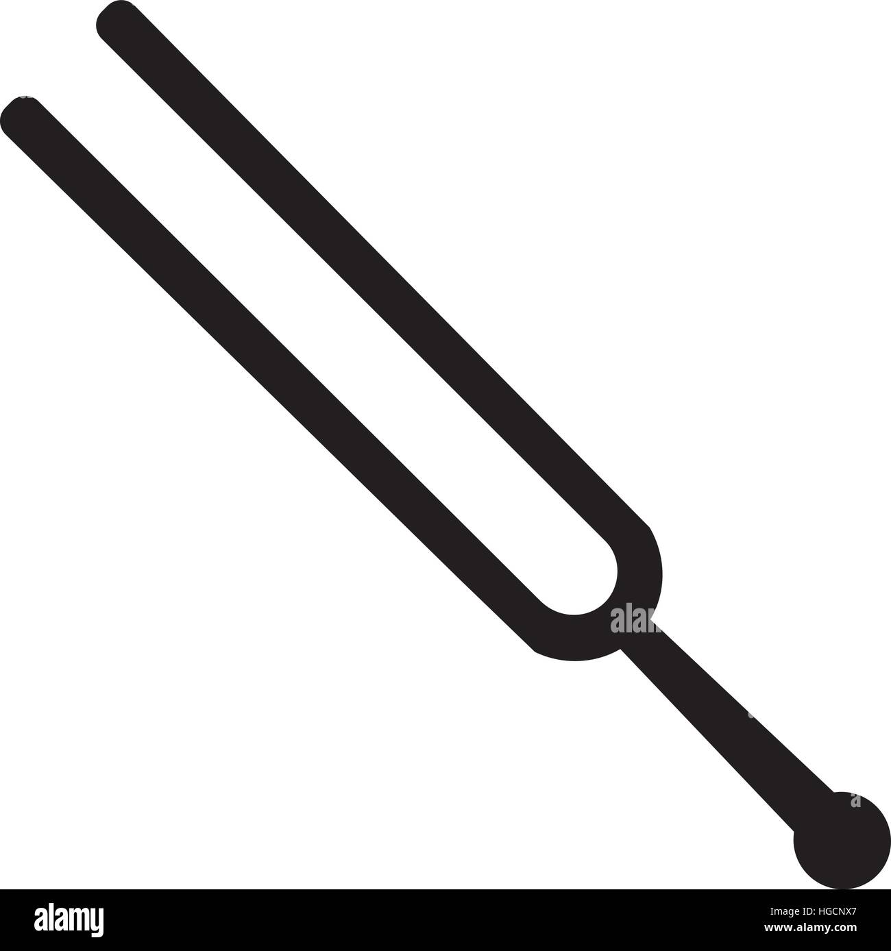 Fork music vector vectors hi-res stock photography and images - Alamy
